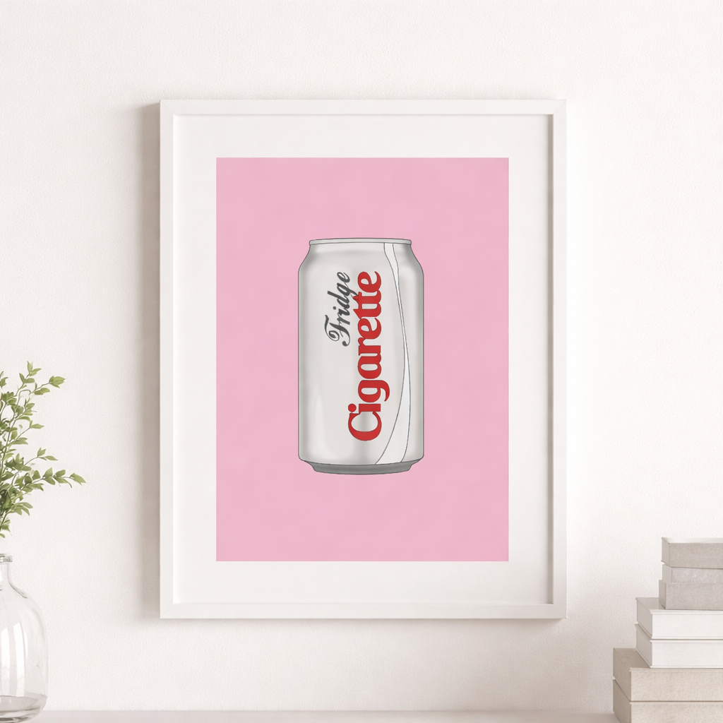 Fridge Cigarette Borderless Art Print – Minor Details Philly