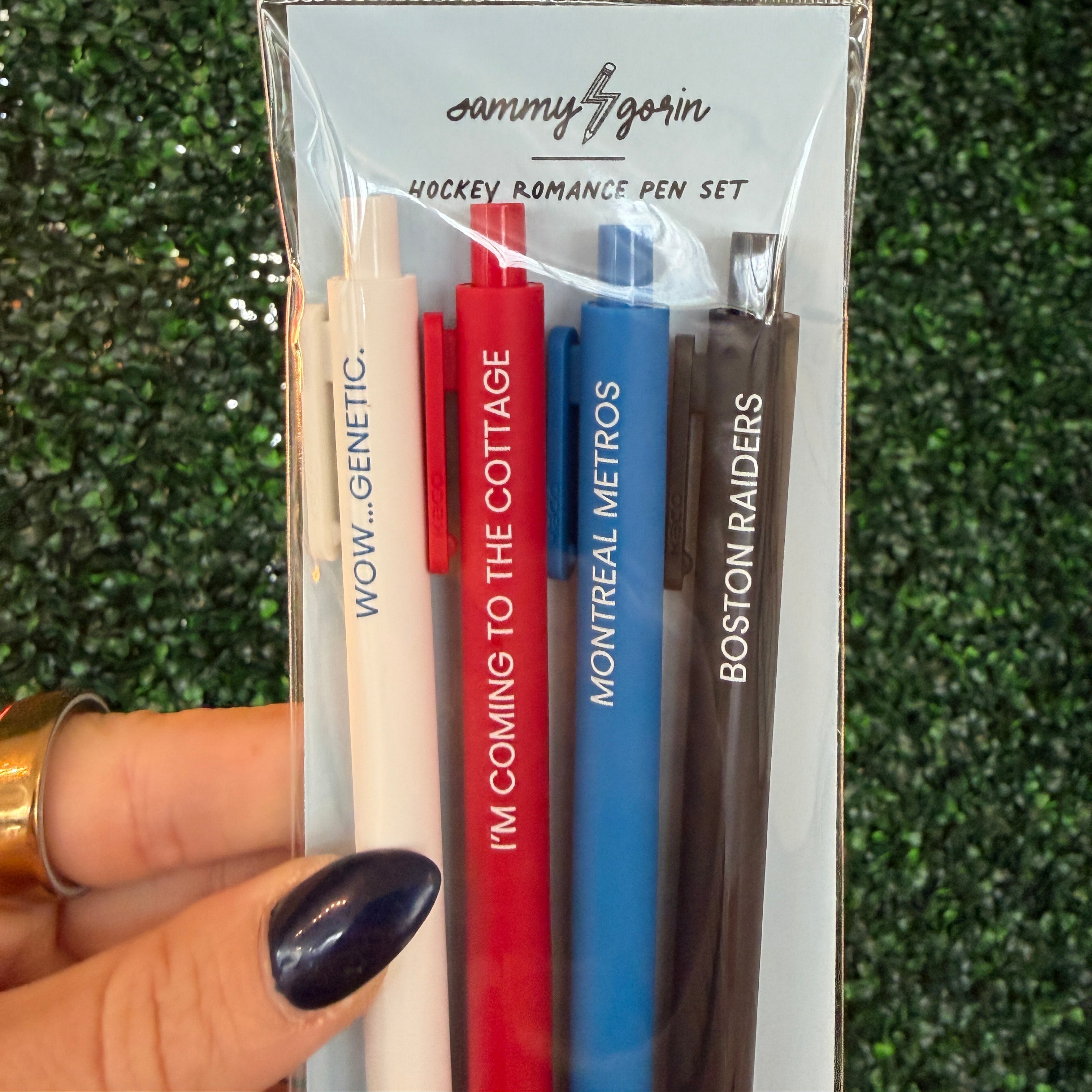 Hockey Romance Pen Set – Minor Details Philly